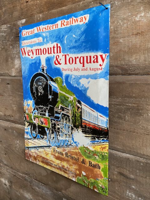 Railway sign - Wells Reclamation