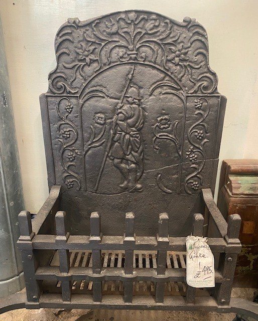 fire grate cast iron decorative - Wells Reclamation