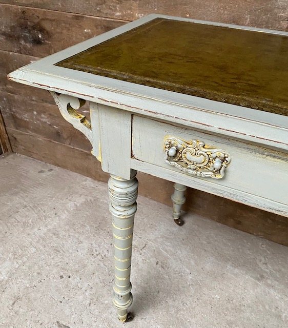 Victorian Painted Decorative Small Desk