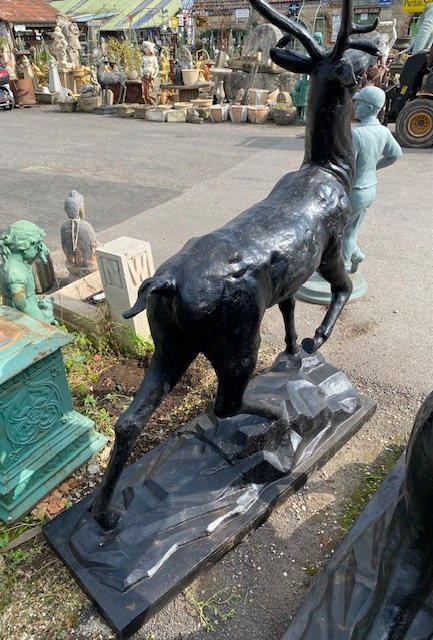 stag statue - Wells Reclamation
