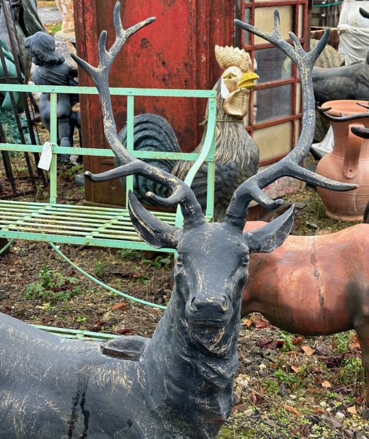 stag statue - Wells Reclamation
