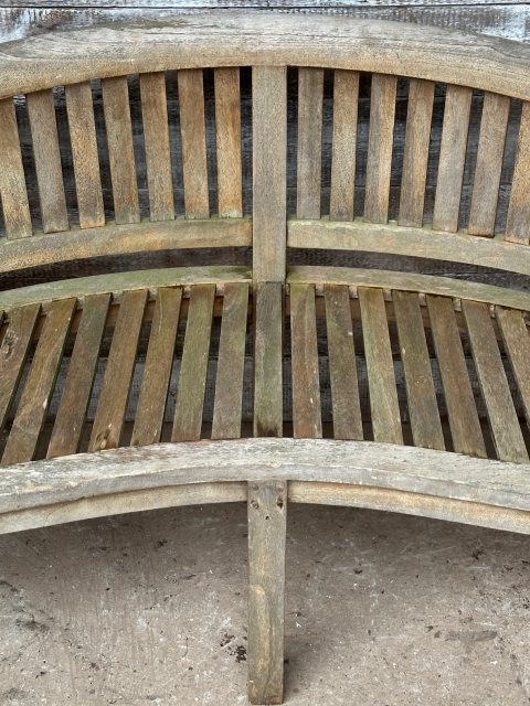 teak garden bench - Wells Reclamation