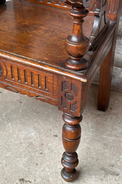 antique bardic chair - Wells Reclamation