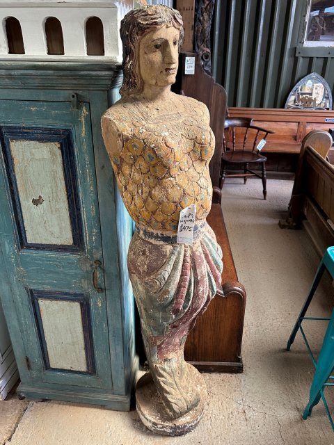 antique figurehead - Wells Reclamation
